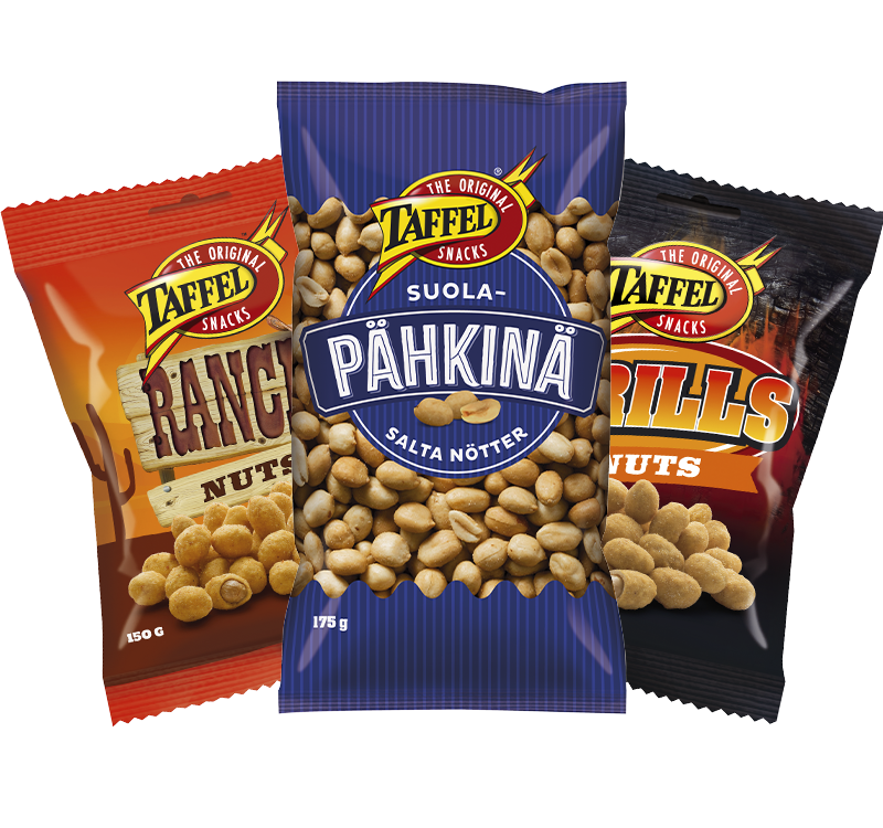 Sipsit, juustonaksut ja muut snacksit | Taffel