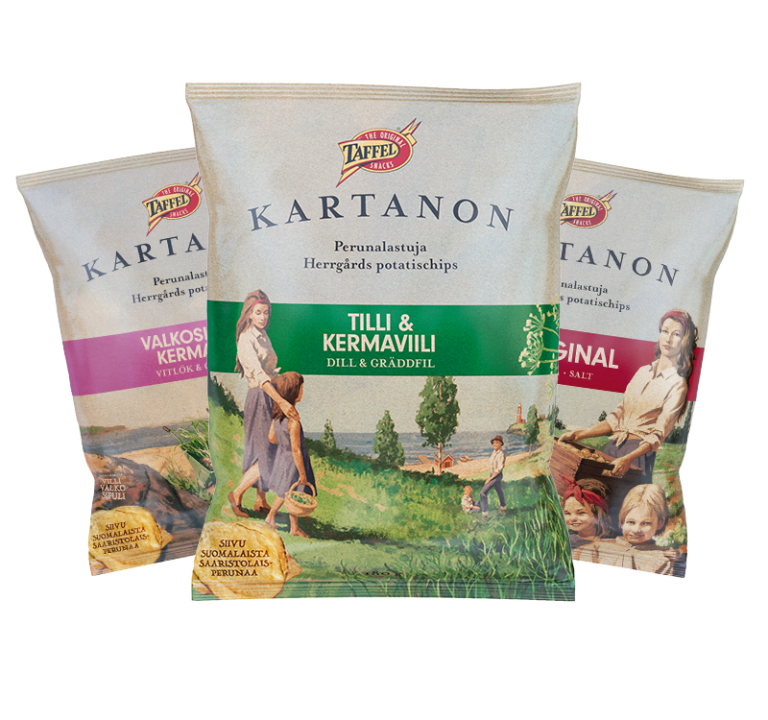 Sipsit, juustonaksut ja muut snacksit | Taffel