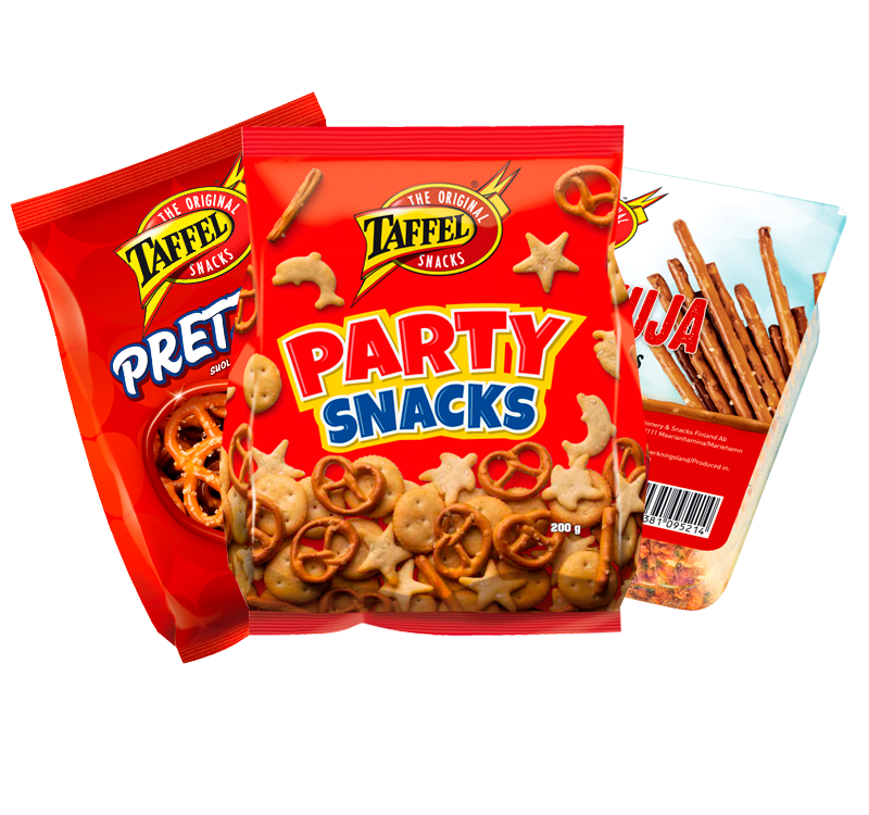 Sipsit, juustonaksut ja muut snacksit | Taffel