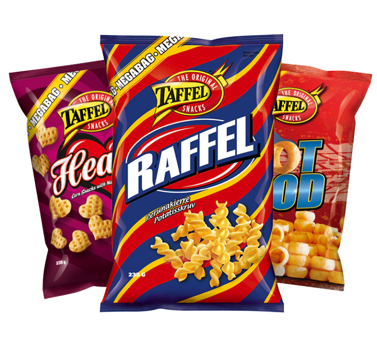 Sipsit, juustonaksut ja muut snacksit | Taffel